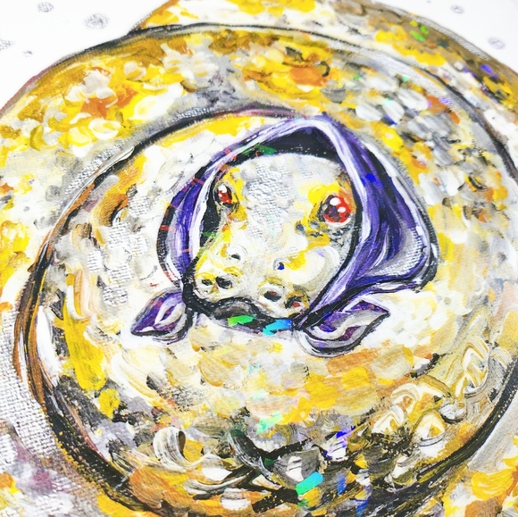 Art | Python Snake Art Poster Holographic Snake Watercolor Illustration ...